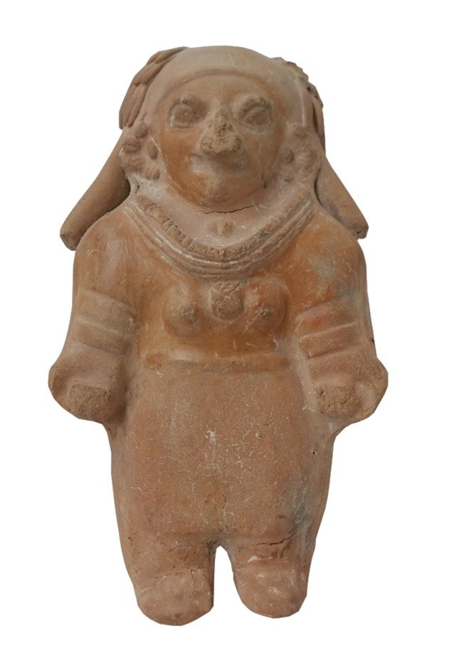 Pre-Columbian Bahia Jama Coaque Royal Lady Terra Cotta | Barnebys