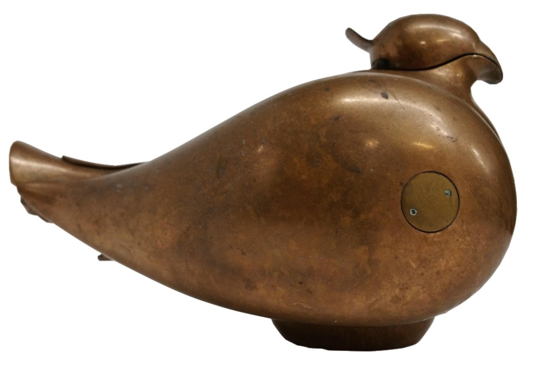 Miguel Berrocal Bronze Paloma Jet Dove Sculpture Puzzle Pitcher
