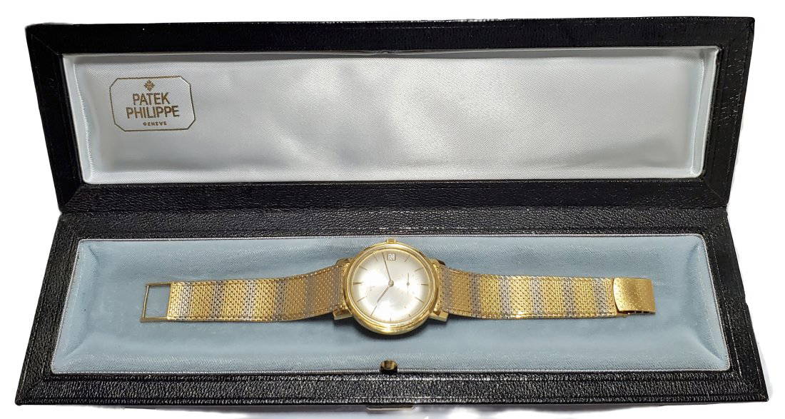 Patek Philippe 3445 Calatrava 18k Gold Multicolor Bracelet Automatic ...