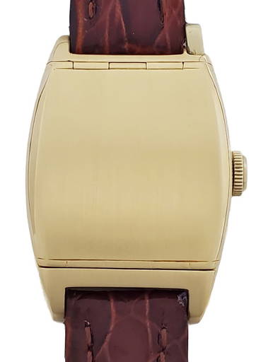 Very Rare 14k Gold Hamilton Flintridge 987 F Flip Top Lidded Mens ...