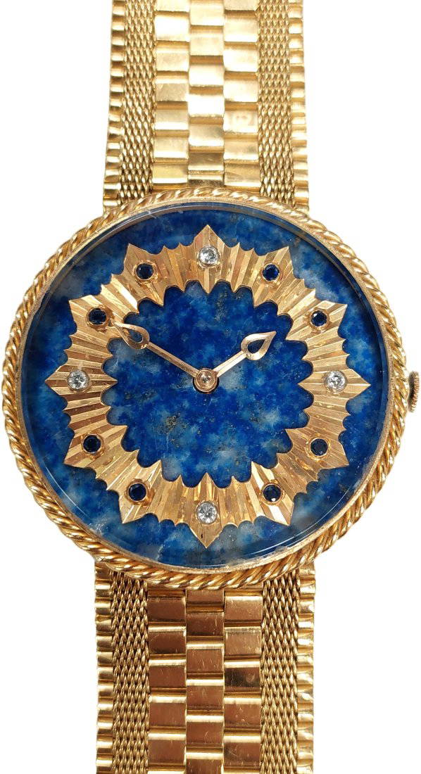 Rare Van Cleef Arpels Sodalite Travel Clock Converted To Wristwatch ...