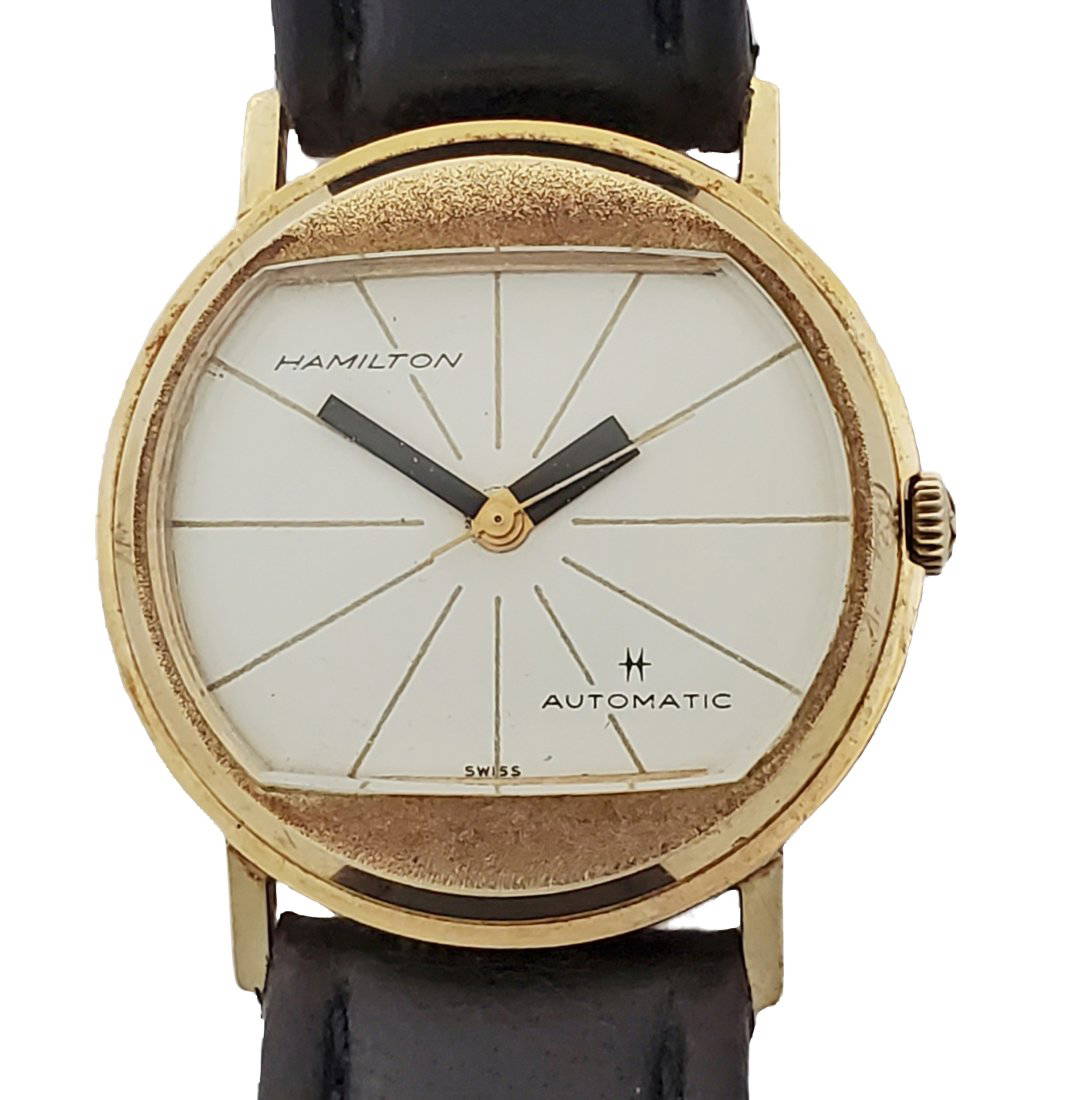 Hamilton Accumatic A-201 14k Gold Automatic Vintage Mens Wrist Watch ...