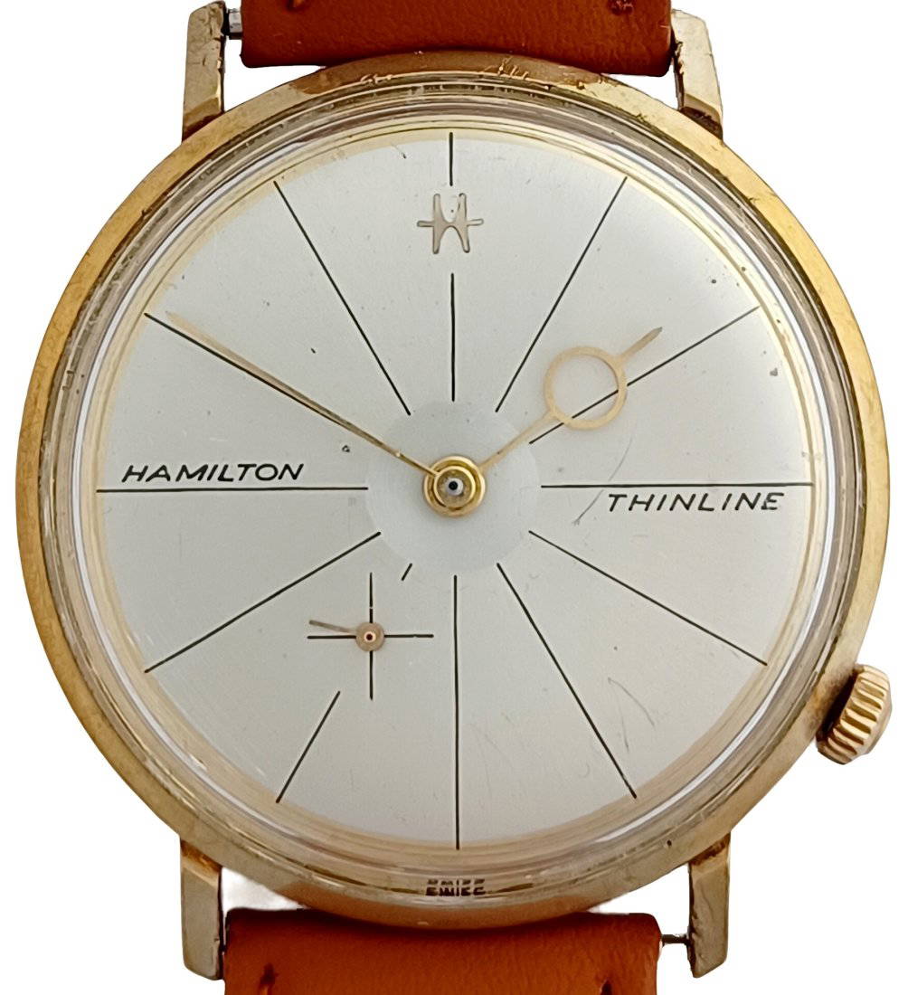 Hamilton Thinline T4002 Mechanical 1962 Arbib Design Mens Watch ...