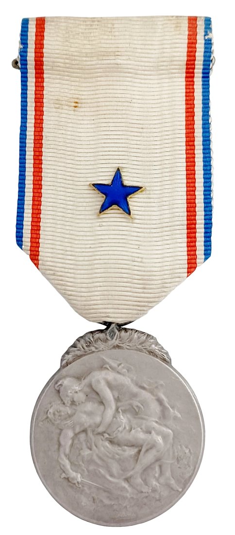 Reconnaissance Franã§aise Enamel Star Red White Blue Medal From Ny ...
