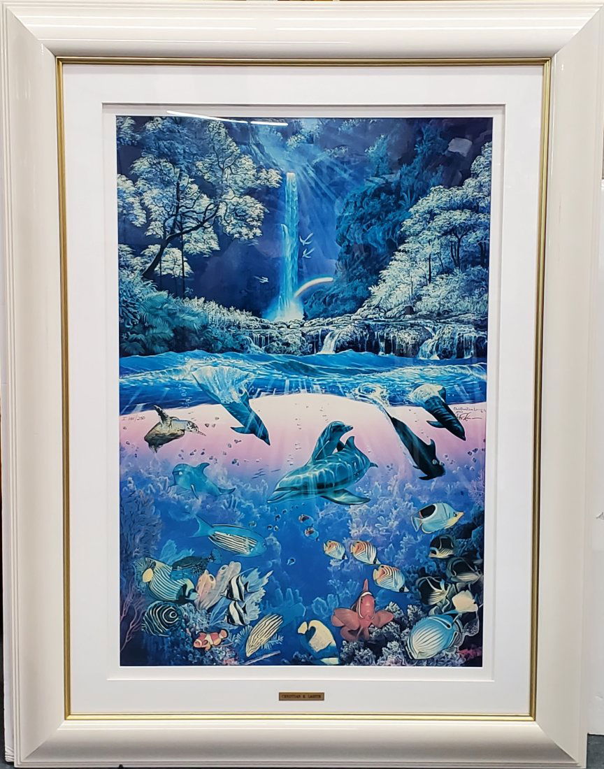 Christian R. Lassen Underwater Marine Limited Edition Color Lithograph ...