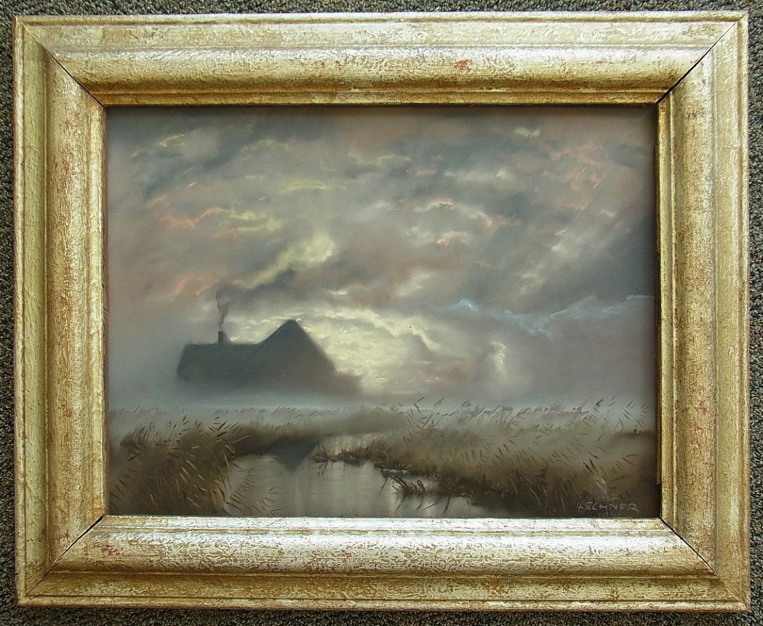 121: Alf Lechner 1946 Munich German Landscape Painting