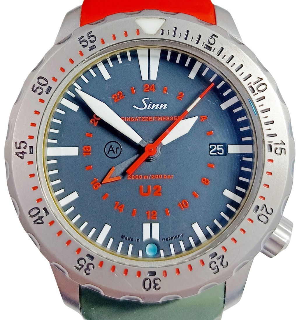 Sinn U2 Ezm 5 Mens Automatic Diver Wrist Watch Auction