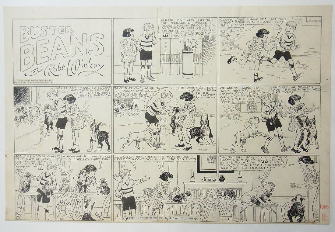 80: Dickey, Robert L. Buster Beans, large or Sunday com