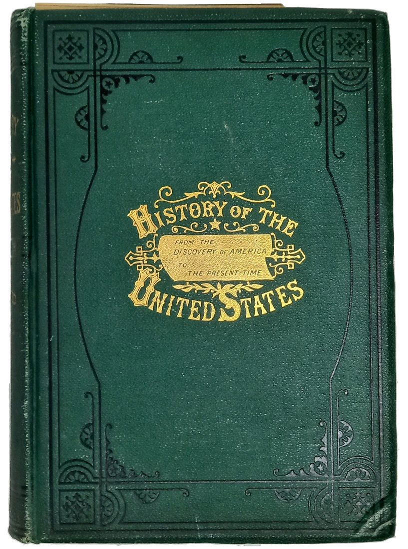 1885 A Popular History Of The United States Jc Ridpath Gilt Green ...