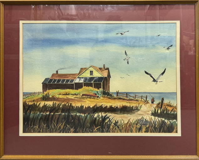 Murph The Surf Jack Roland Murphy Large Original Watercolor Painting ...