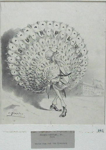 Joseph Keppler. Puck Magazine New York Uncle Sam