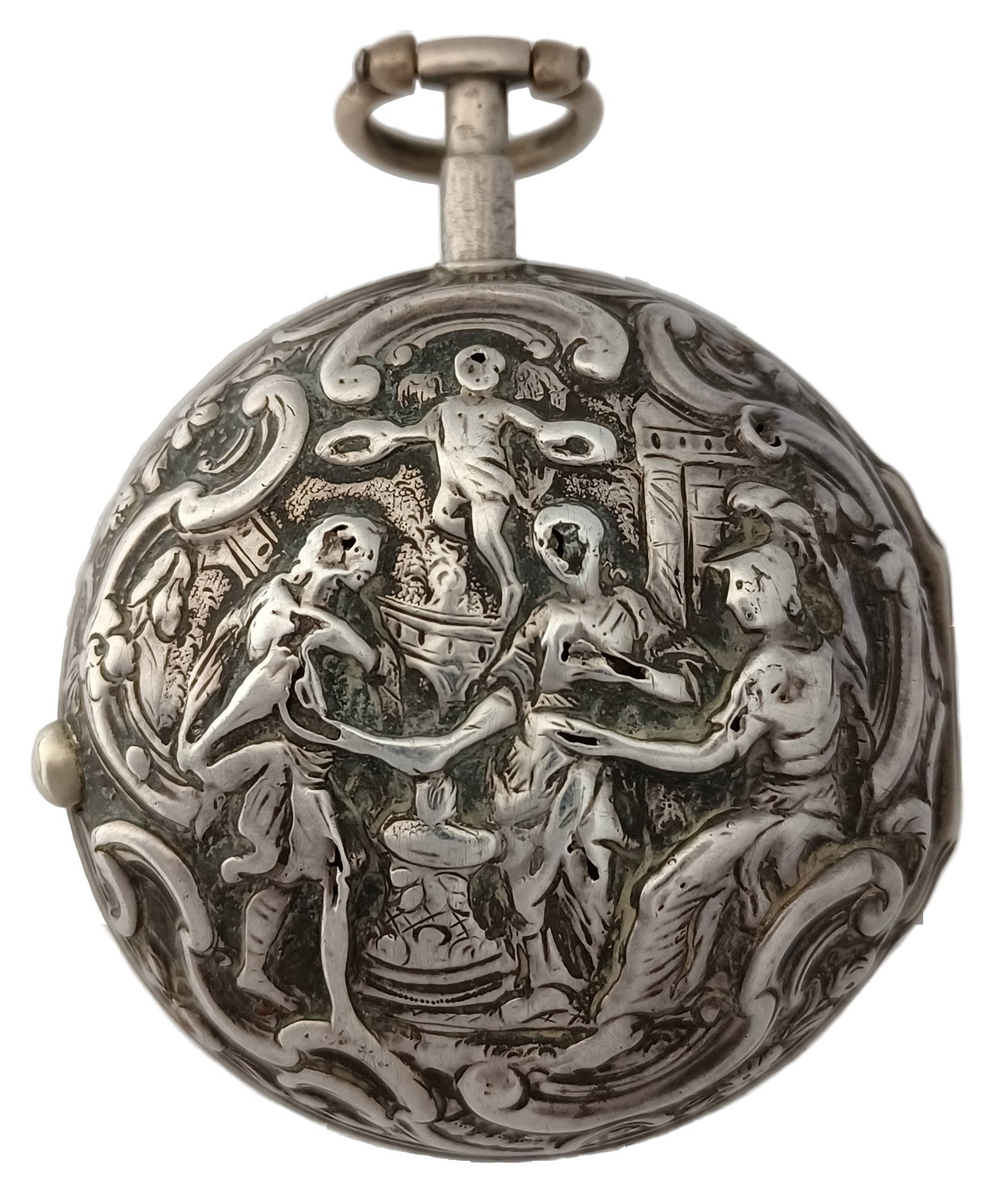 Historic John Fm Dovaston English Poet Silver Repousse Charles Reynolds ...