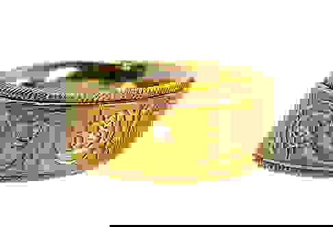 Signed Wellendorff 18k Gold Diamond Yellow Enamel German Designer ...