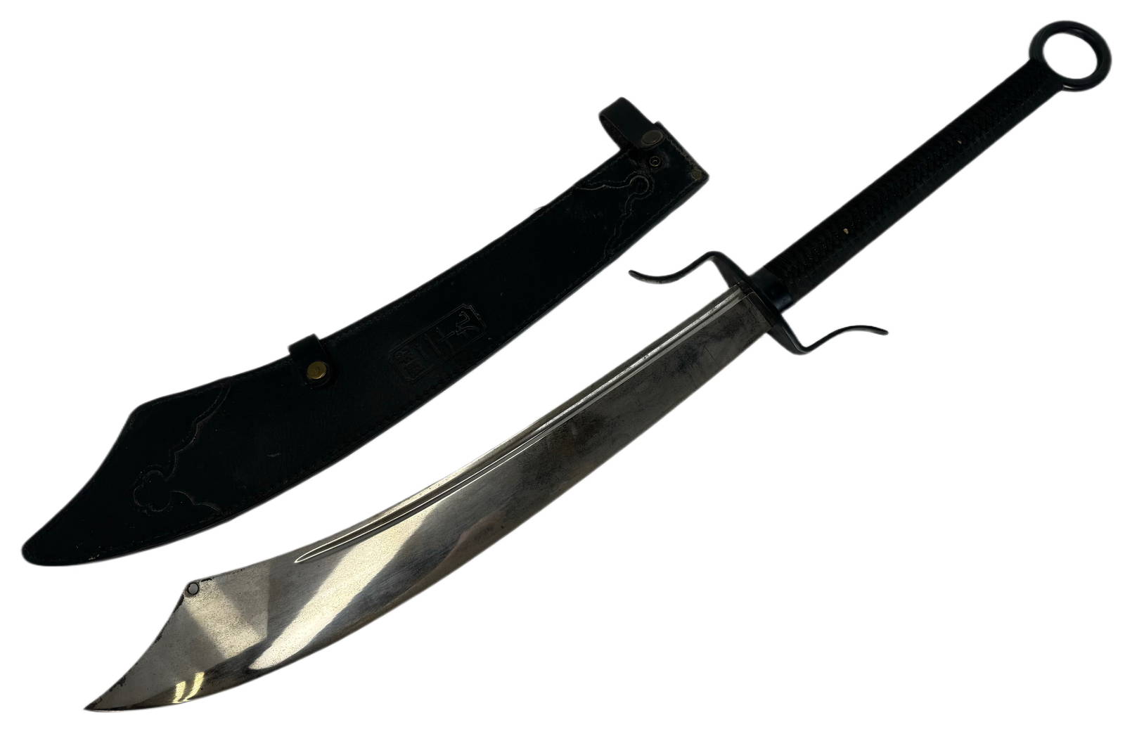 Late 20th Century Chinese Dao Broad Sword Nandao Or Dadao 39 Inch ...