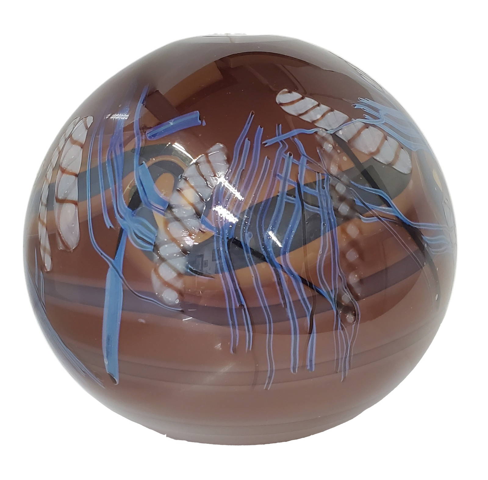 Daniel Edler Cedarville Graffiti Helix Series Large Art Glass Rarity ...