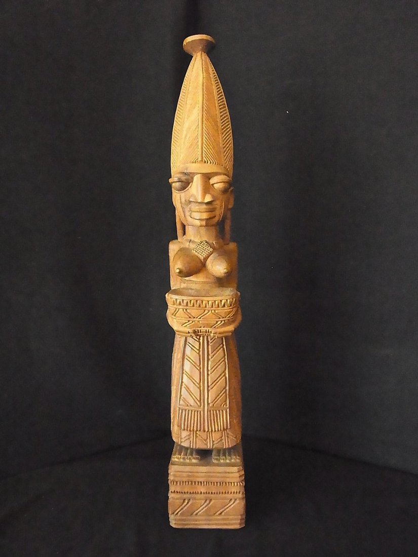 Lamidi Olonade FAKEYE Nigerian Carved Wood Figure - Jan 19, 2013 | Hess ...
