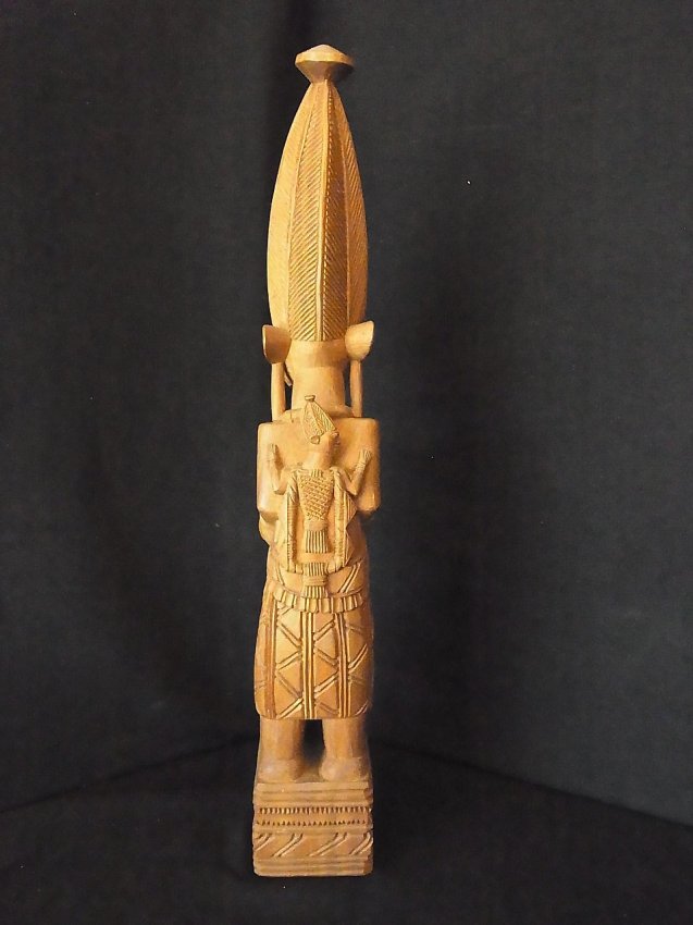 130: Lamidi Olonade FAKEYE Nigerian Carved Wood Figure : Lot 130
