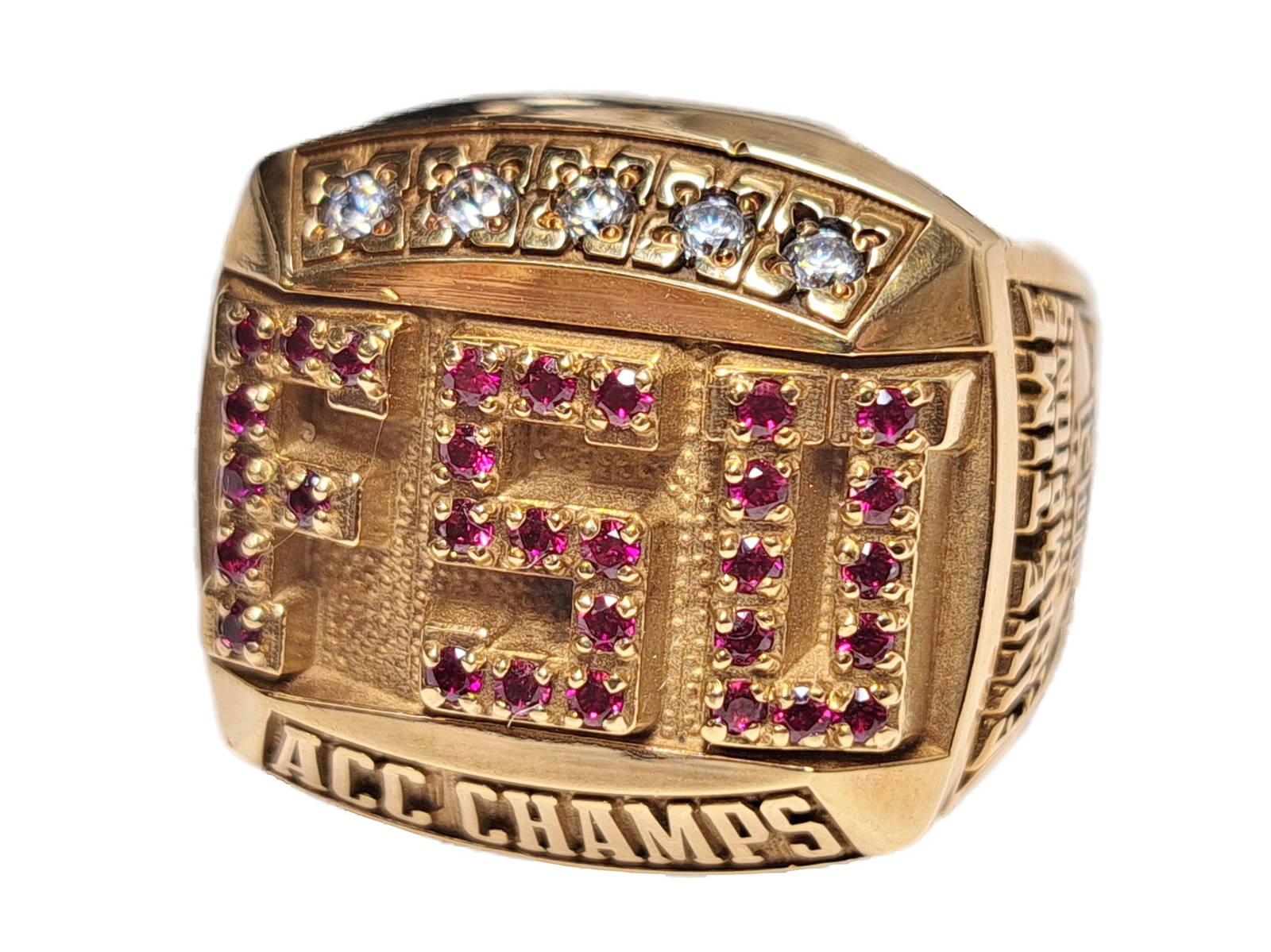 Five Time Acc Champions Fsu Players Solid Gold Cornerback Florida ...