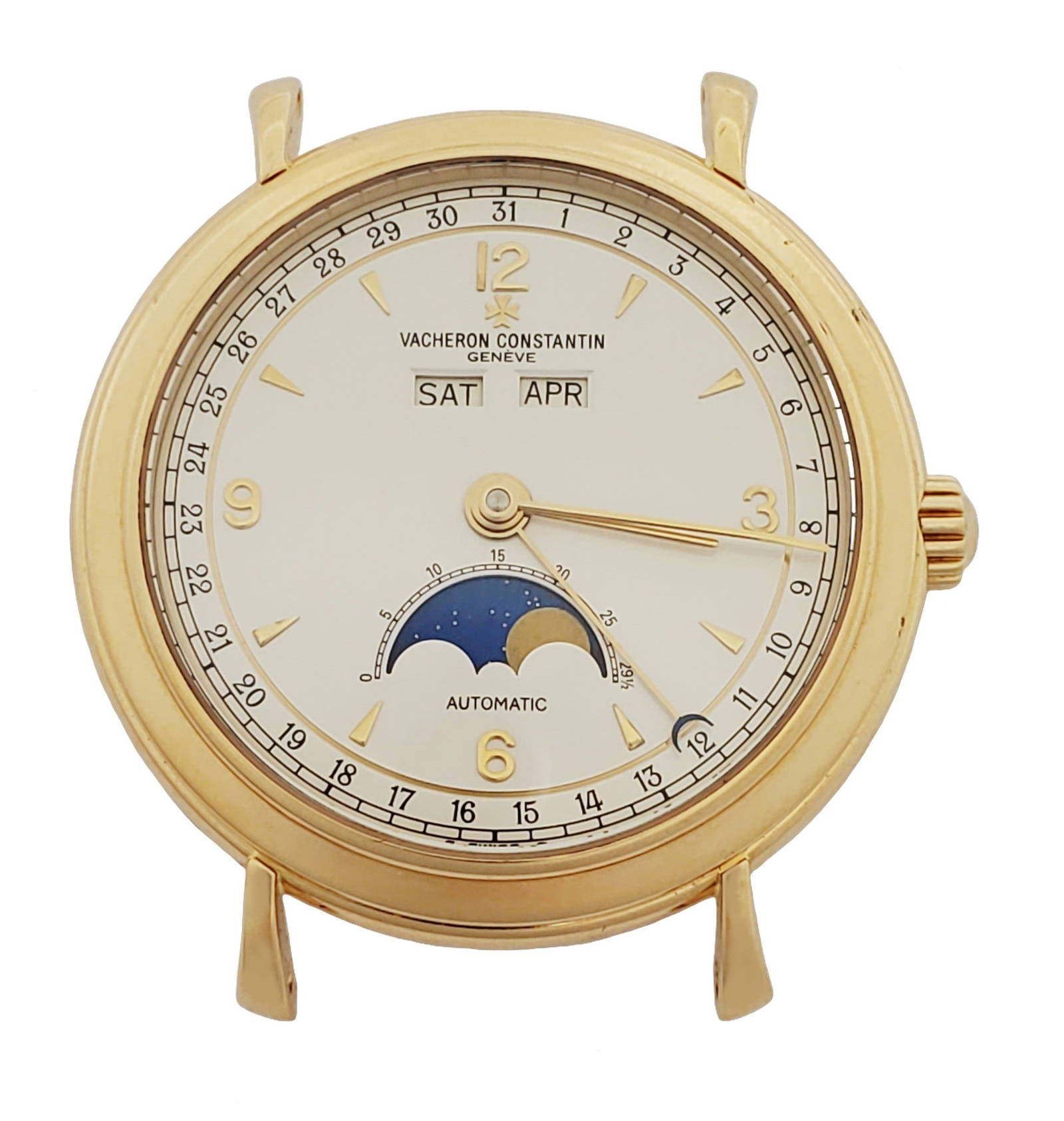 Vacheron Constantin 18k Gold Triple Calendar Moonphase 47058 Automatic ...