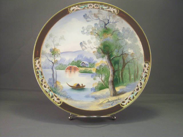 Vintage Ucagco Painted Porcelain Plates
