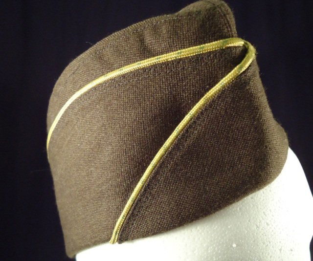 WWII US Women's Army Corps Uniform Garrison Cap