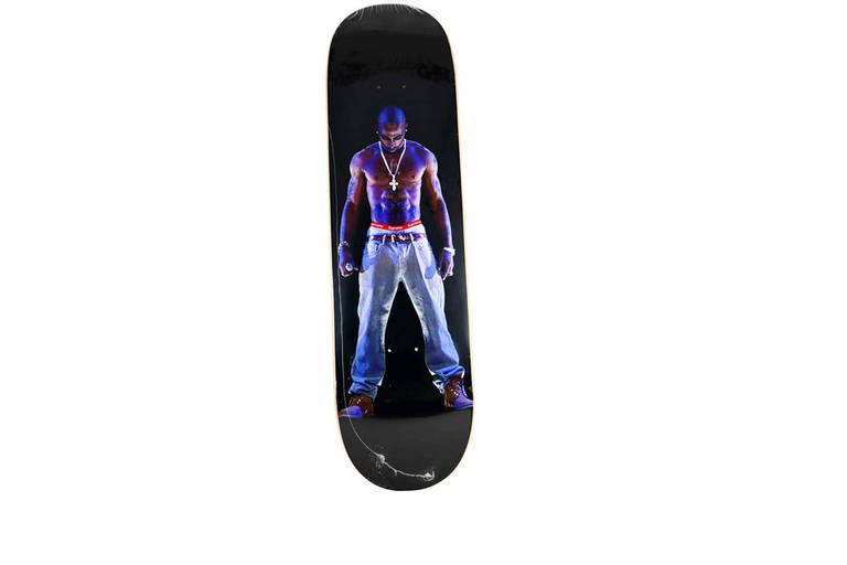 Supreme Tupac Hologram Skateboard Skate Deck