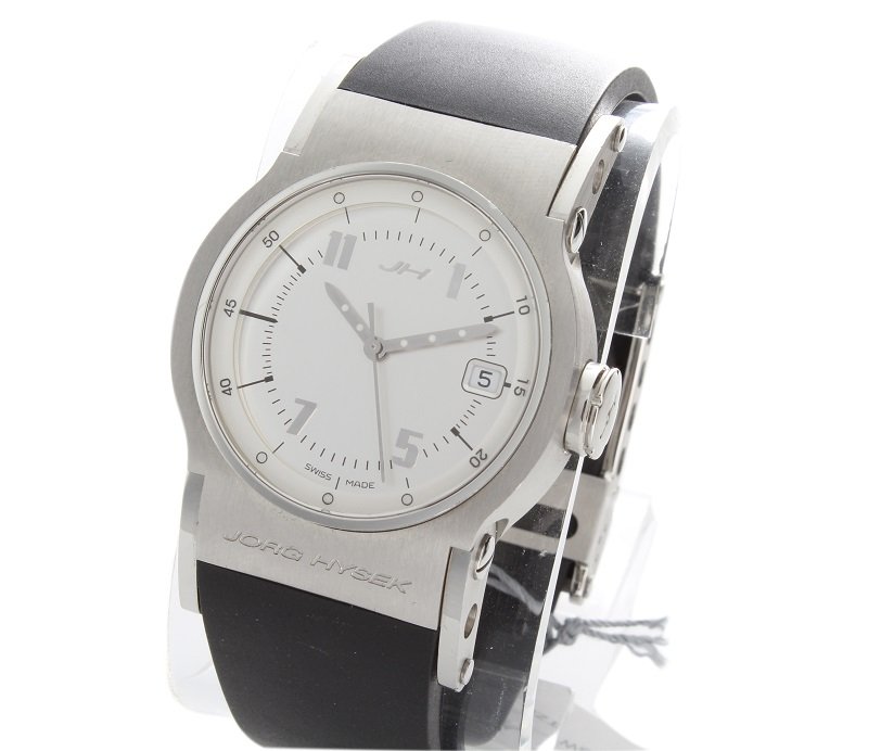 Stainless Steel Jorg Hysek Anegada Automatic Date Watch