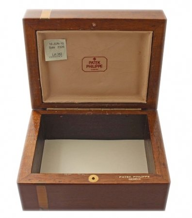 Vintage Patek Philippe Wooden Watch Box.