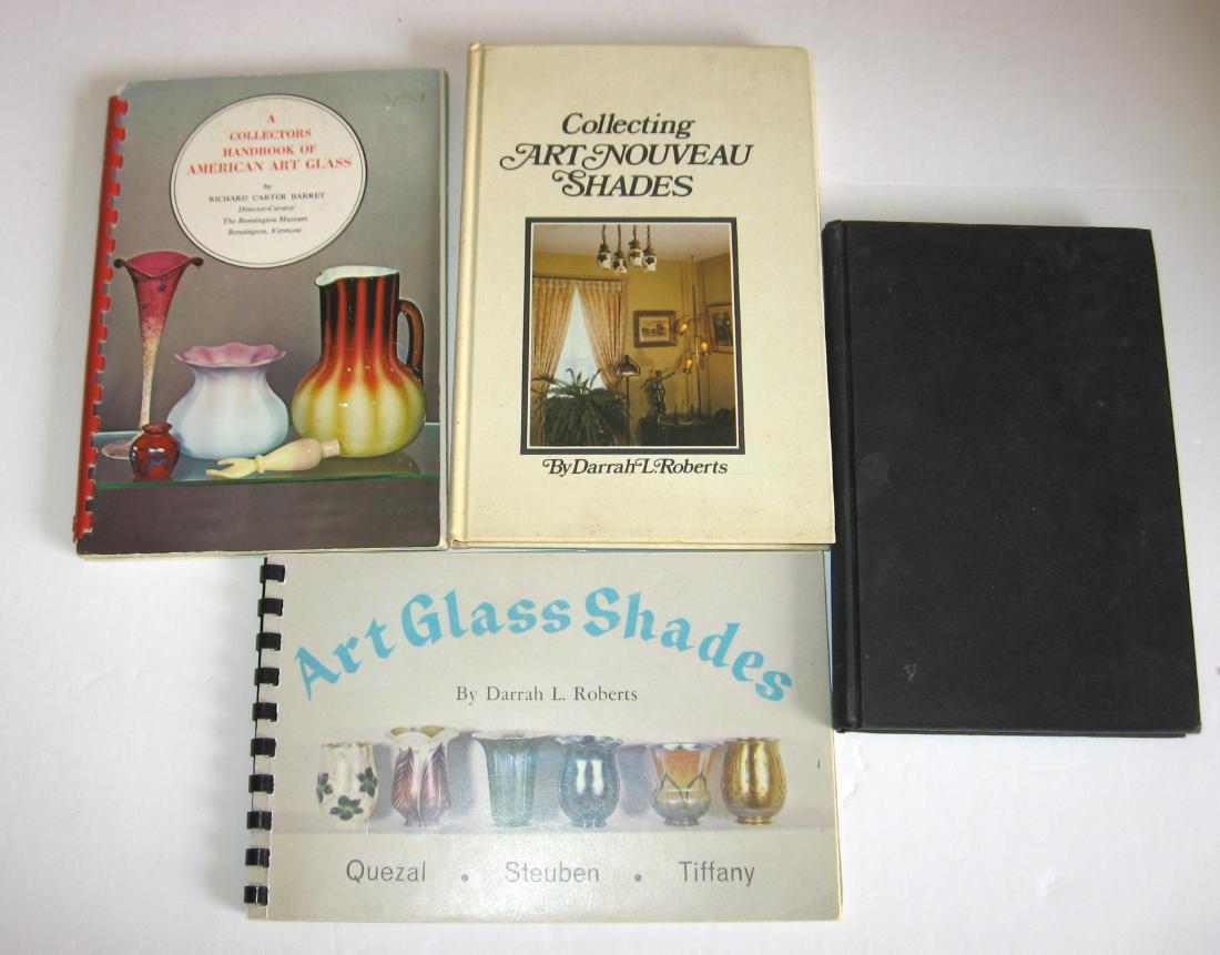 Four Early Books On Art Glass,