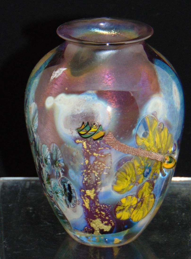 Josh Simpson paperweight glass vase - Feb 20, 2020 | Jaremos in TX