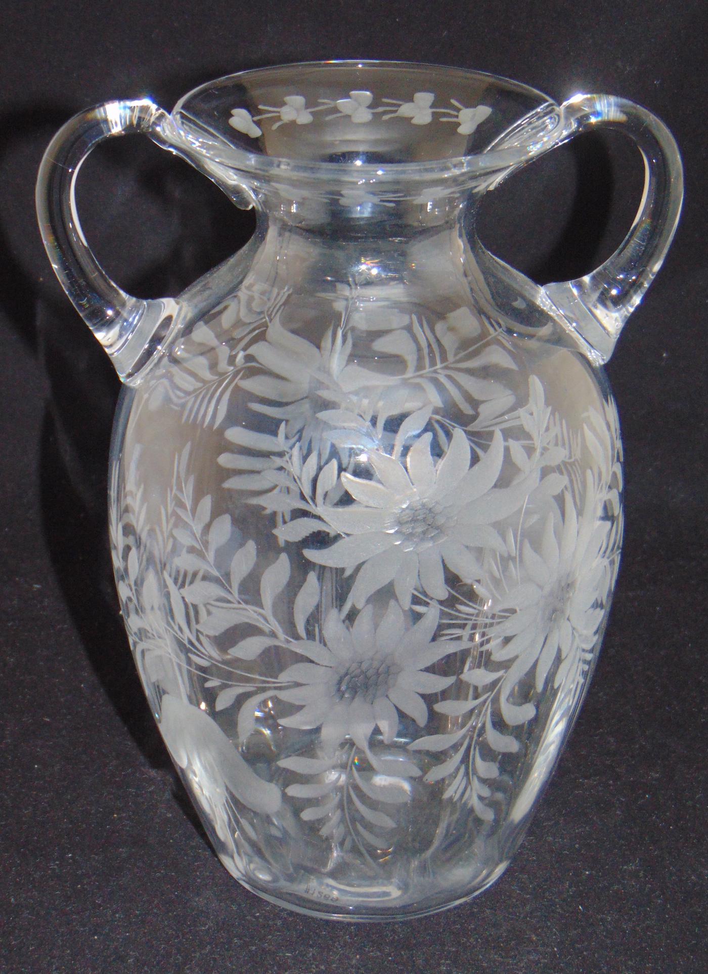Two Handle Libbey cut glass vase - Feb 21, 2020 | Jaremos in TX