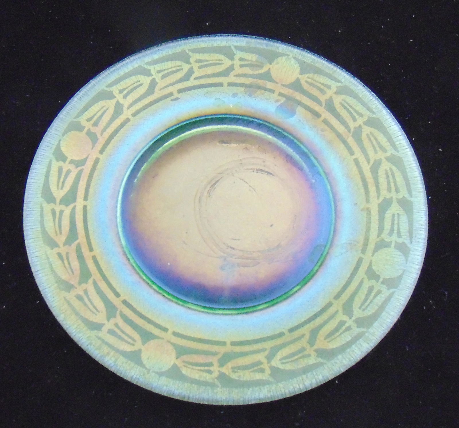 Rare Fenton Art Glass Plate