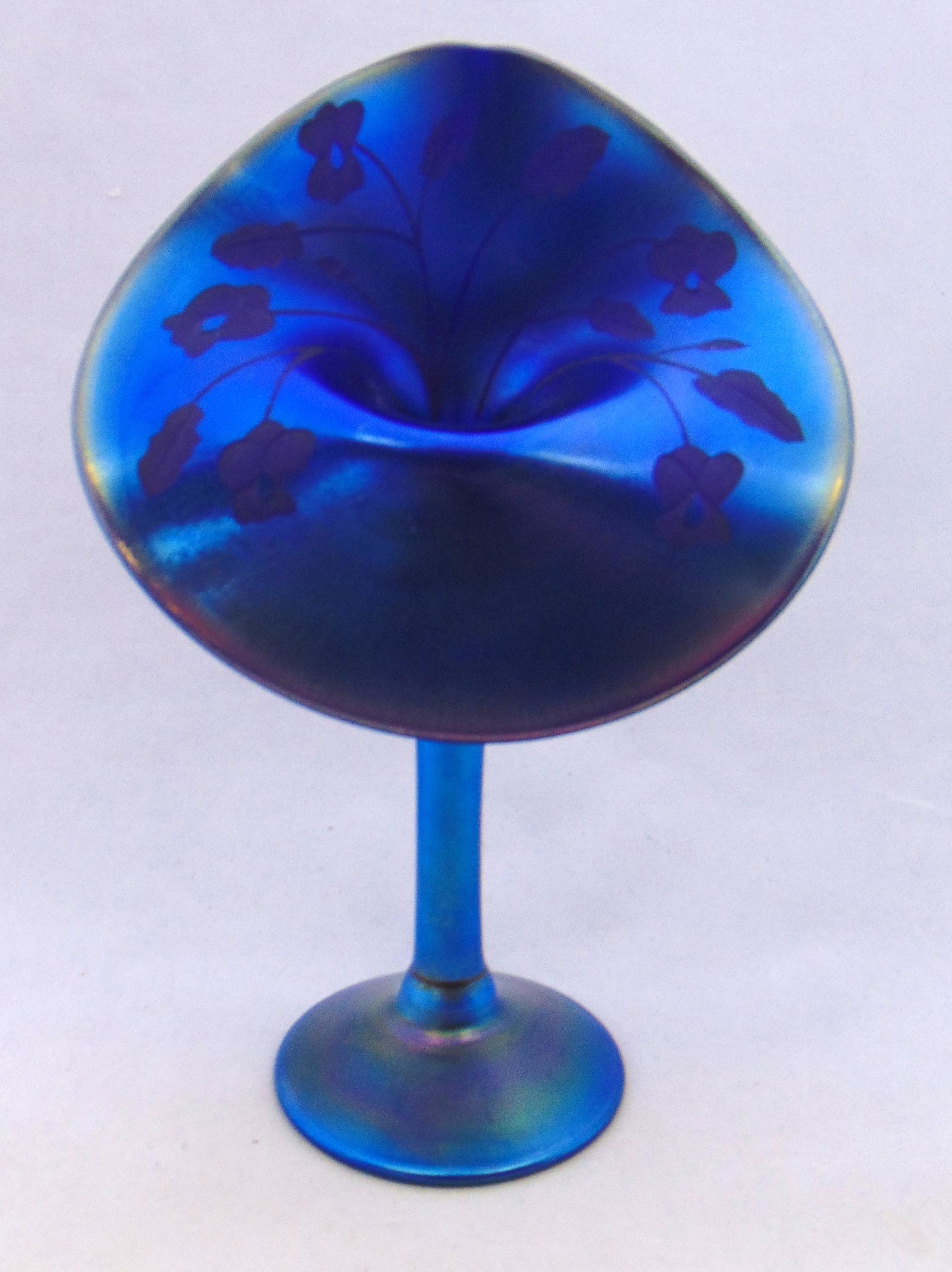 Carl Radke Art Glass Jack In The Pulpit