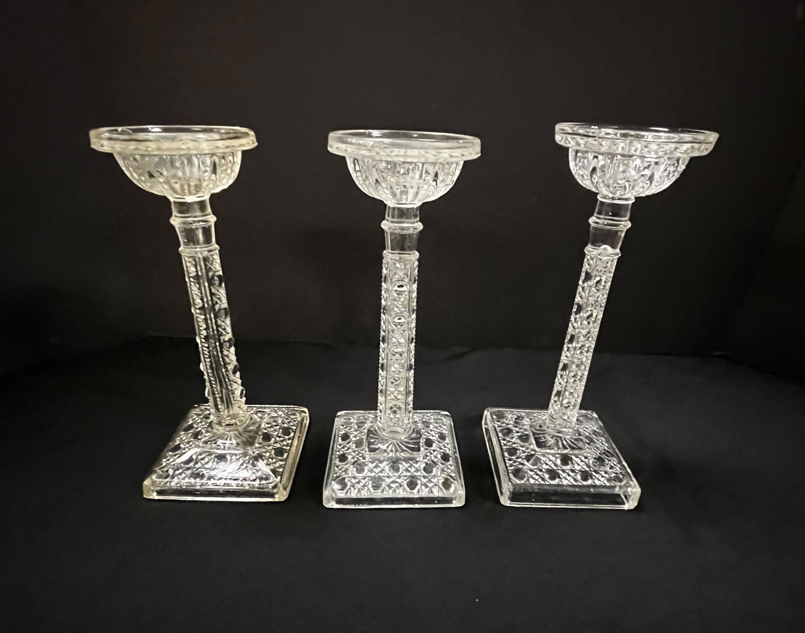 Three Fairy Lamp Bases