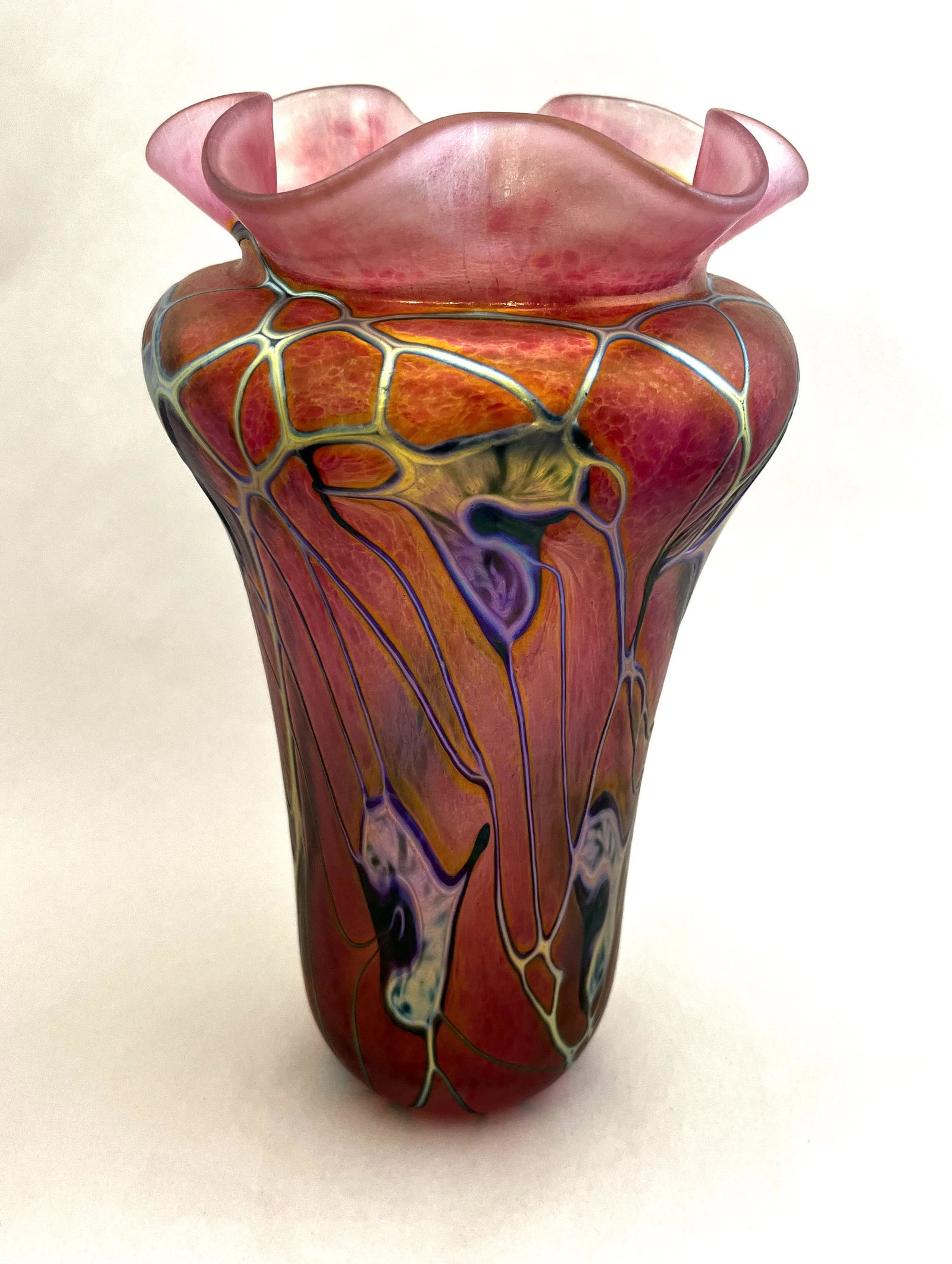 John Lotton Art Glass Vase
