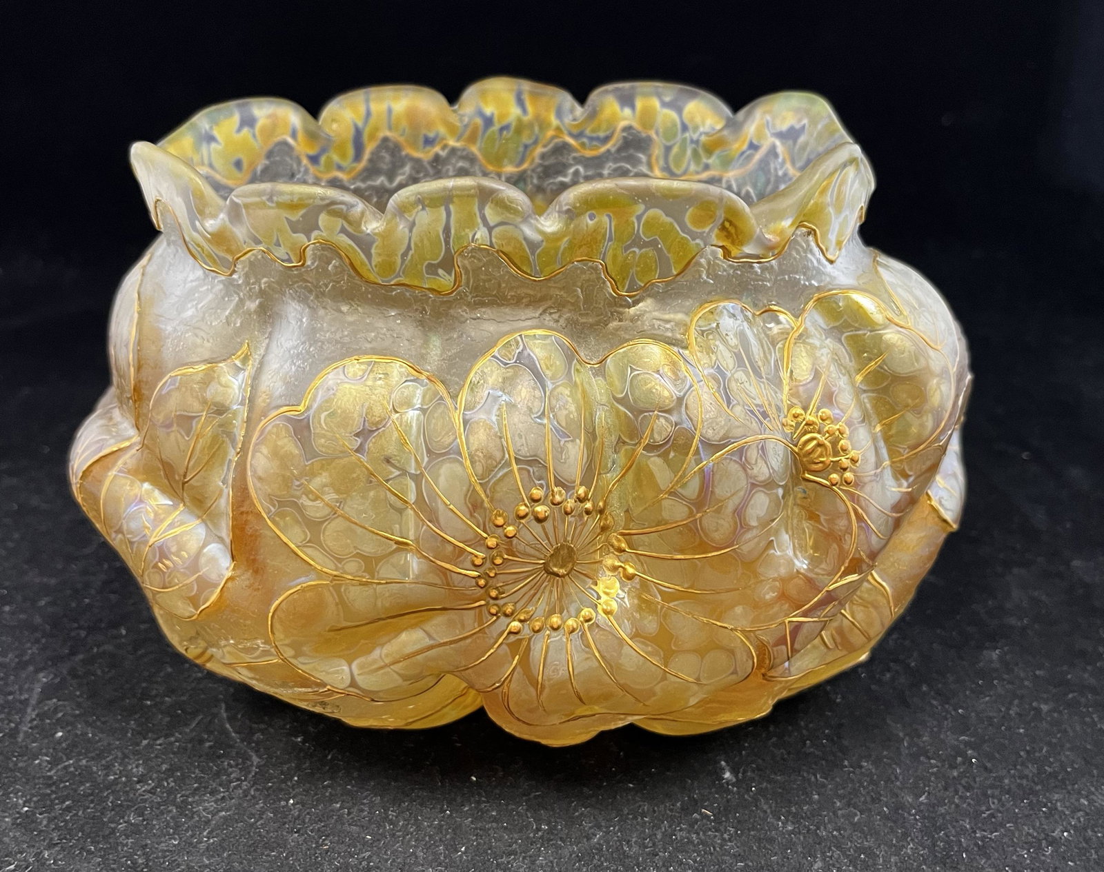 Magnificent Kralik Cameo Glass Vase