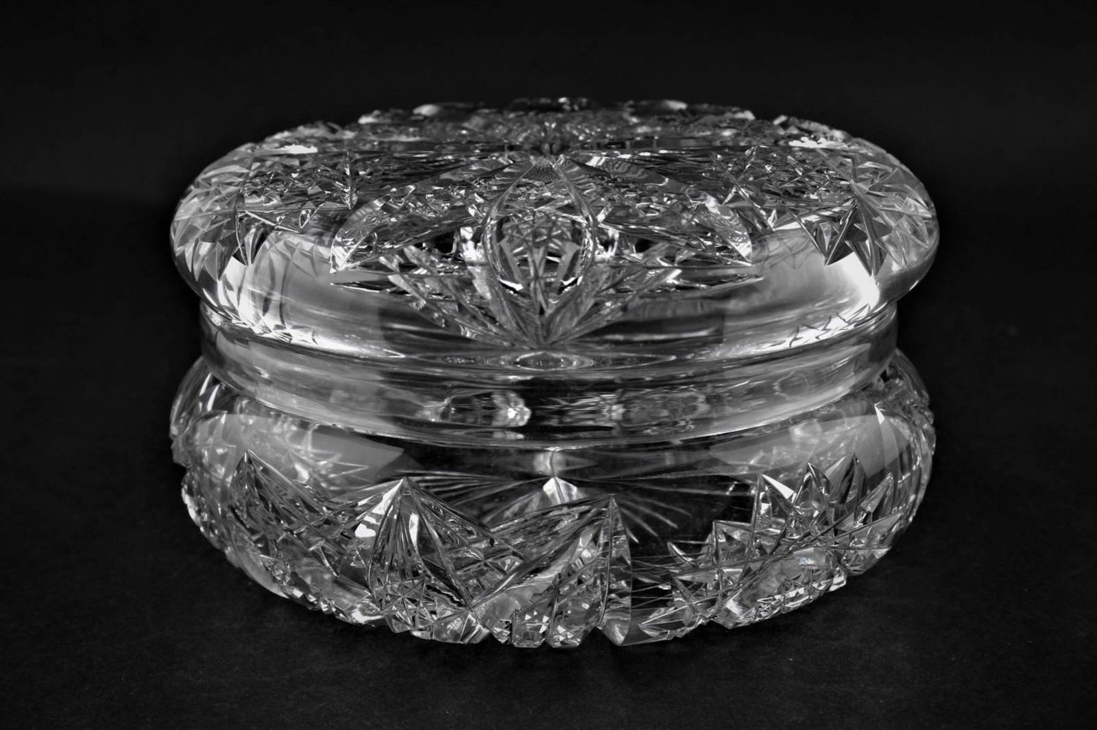 Cut Glass Jewelry Box Auction