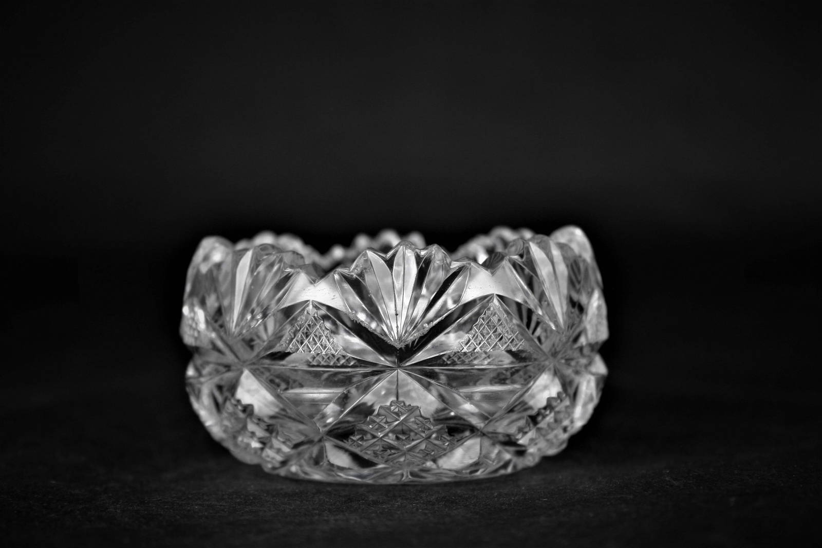 Dorflinger "colonial" Master Salt. Auction