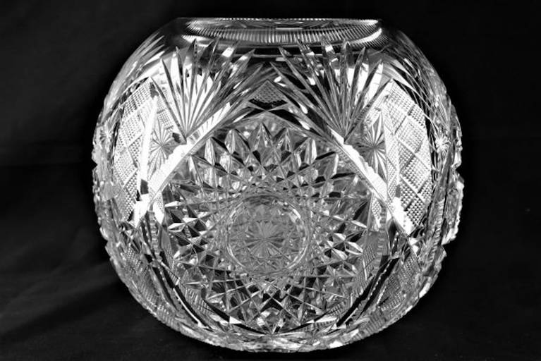 Libbey "colonna" Rose Bowl.