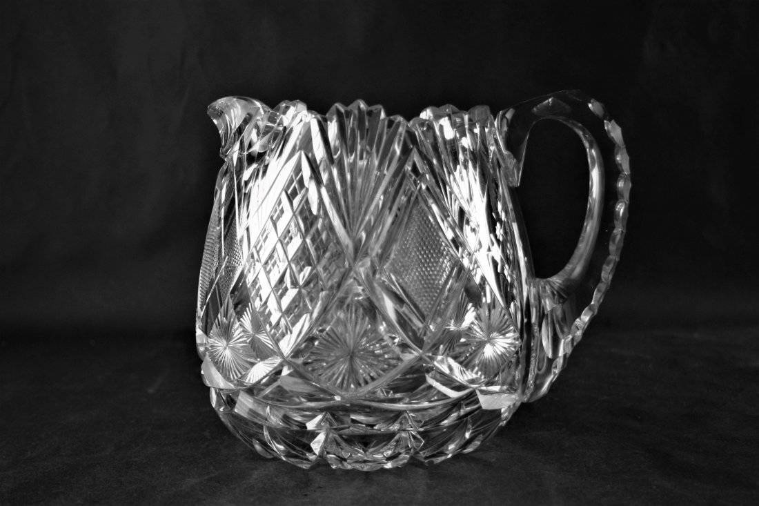 Libbey "harvard" Squat Jug. Auction