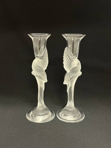 Pair Of Faberge Candlesticks