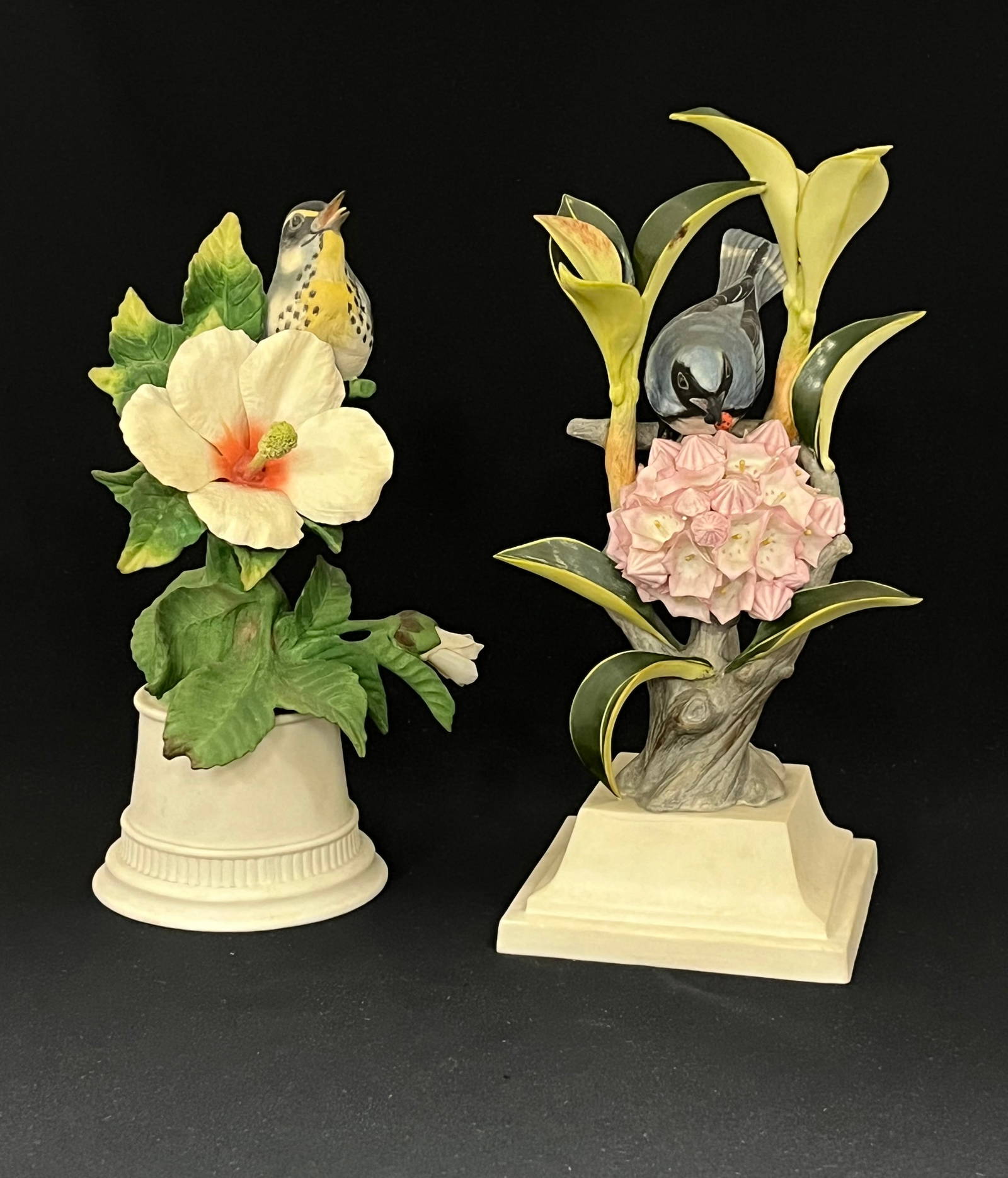 Two Boehm Porcelain Bird Sculptures Auction