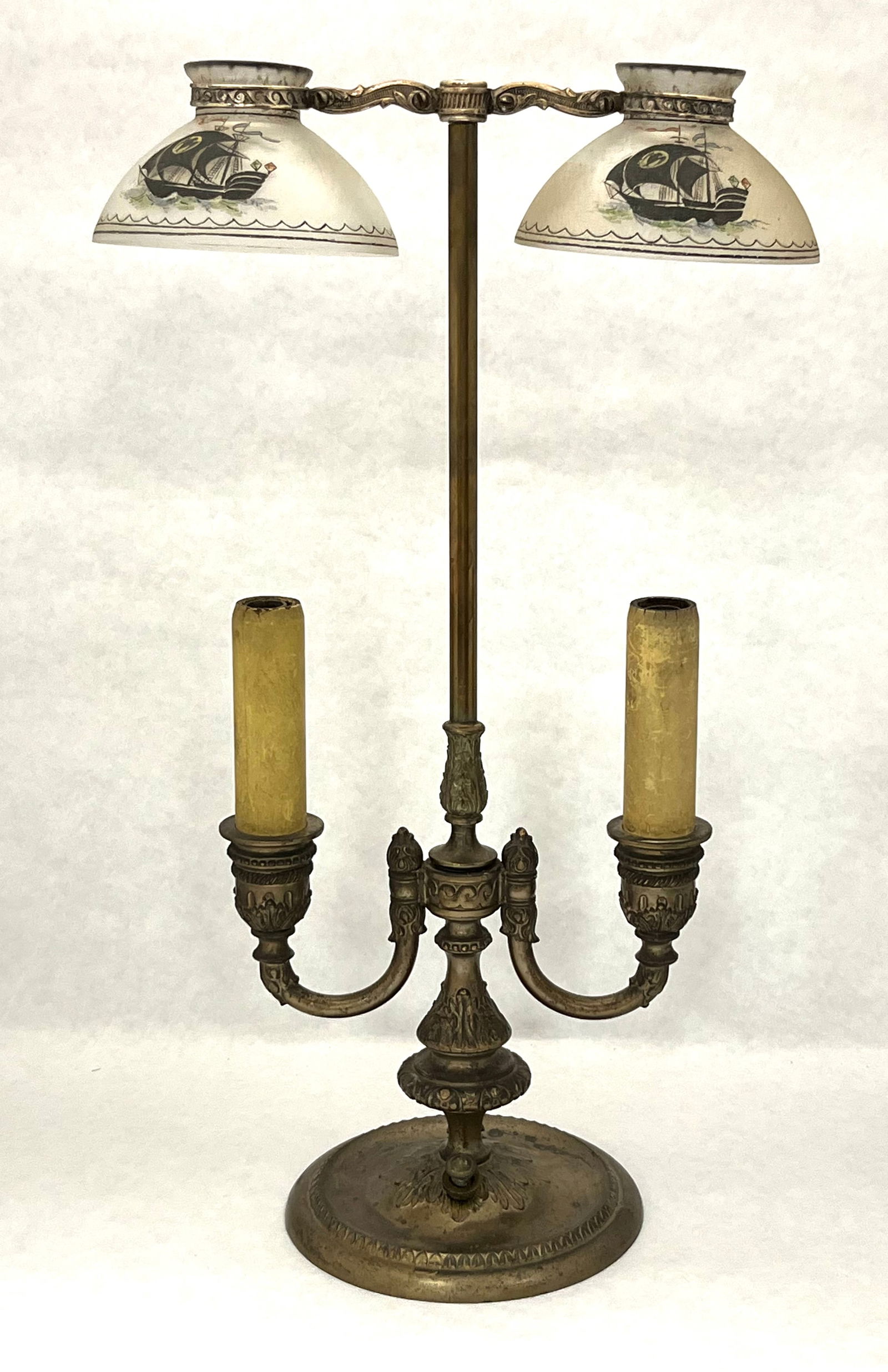 Pairpoint Tavern Candle Lamp Base Auction