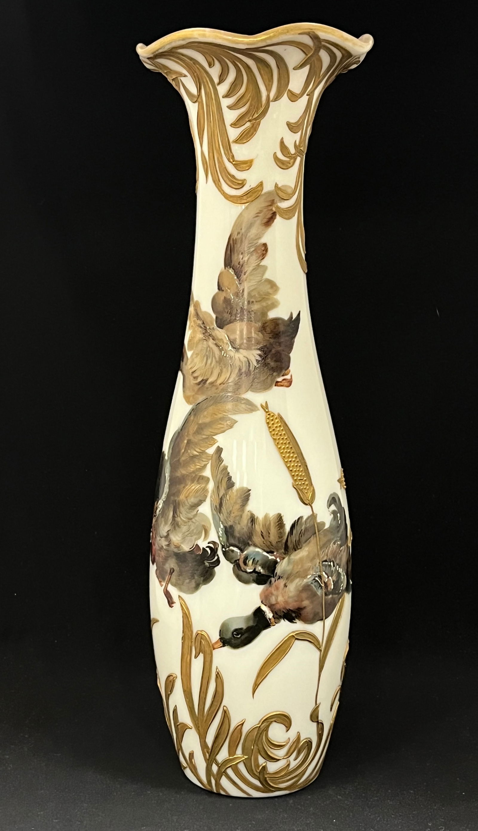 Rare Mt Washington Guba Duck Vase Auction