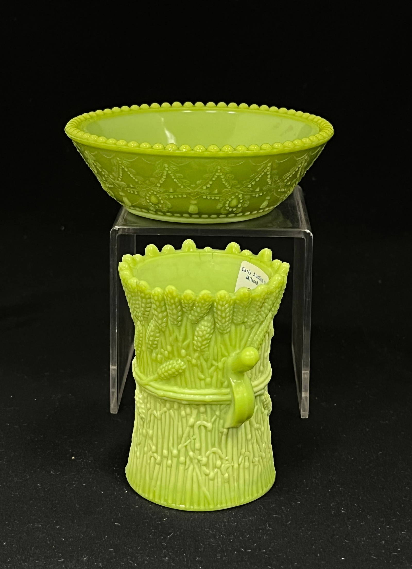 Greentown Nile Green Items Auction