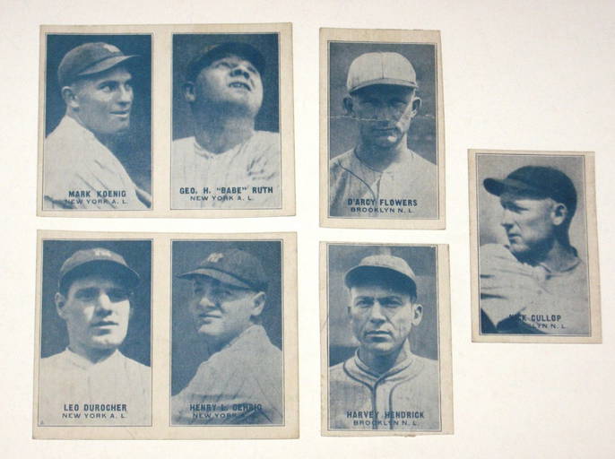 Rare four in one 1929 baseball cards, - Jun 03, 2013 | Jaremos in TX