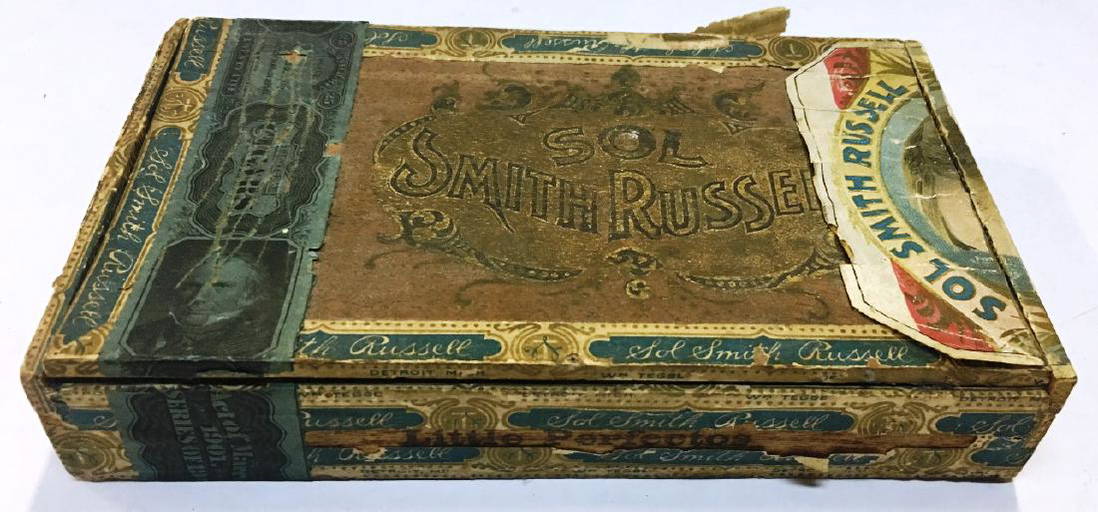 Sol Smith Russell Cigar Box
