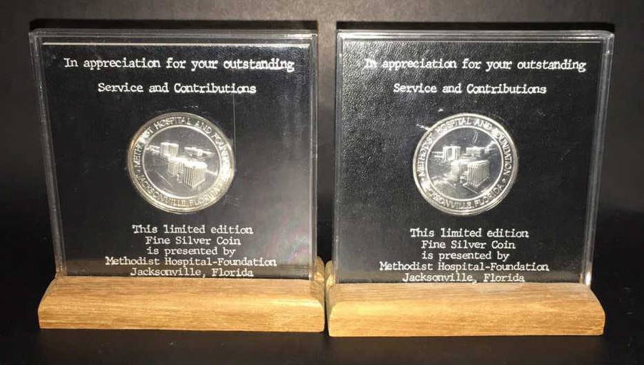 2 Methodist hospital commemorative coins - Sep 29, 2019 | Auctions By B ...