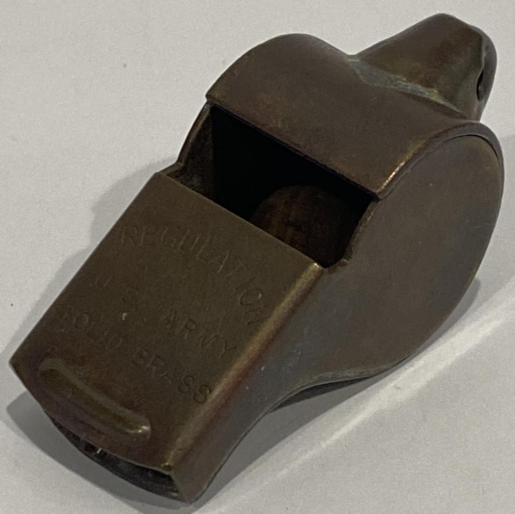 Regulation U.s. Army Whistle Solid Brass