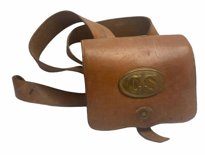Cs Civil War Reproduction Cartridge Box With Sling